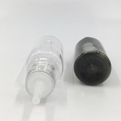 China PET Plastic Transparent Cosmetic Liquid Dropper Bottle for sale