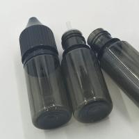 China Colorful Custom Printing 10 - 100ml Childproof Screw Cap Transparent Round  E Liquid Bottles for sale