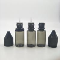 China Eco Friendly Refillable Round Screw Cap PET E Liquid Bottles With Custom Printing for sale