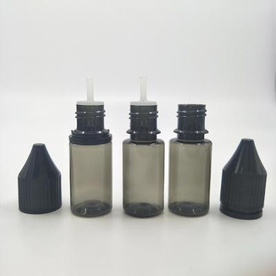 China Eco Friendly Refillable Round Screw Cap PET E Liquid Bottles With Custom Printing for sale