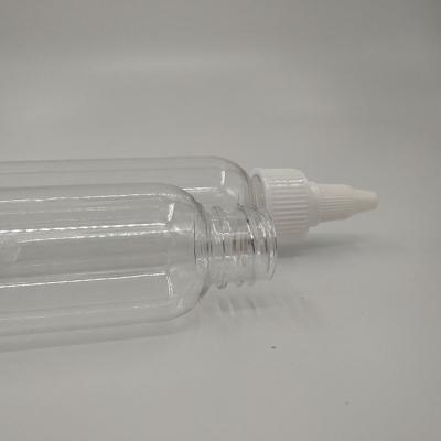 China Clear Plastic Screw Top Bottles For Liquid Storage for sale