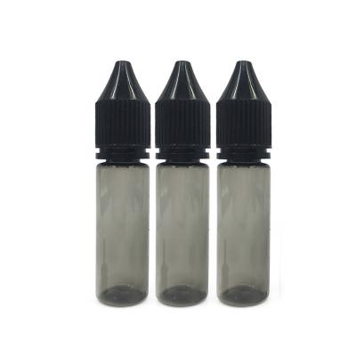 China 18mm Neck Screw Cap Plastic Childproof Bottles For E Liquid for sale