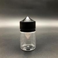 China Customizable Clear PET  E Liquid Bottles With 10ml 15ml 30ml 60ml 80ml 100ml Capacity for sale