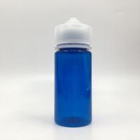 China 100ml Clear PET Plastic Bottles With Metal Screw Caps For E Liquid for sale