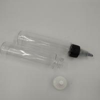 China Customized Label Panels Clear Empty Screw Top Liquid Plastic Bottles for sale