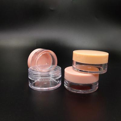 China Pressure Sensitive Gasket Sealing Plastic Cosmetic Jar Customized Logo Container for Beauty Creams Lotions and Skincare Products for sale