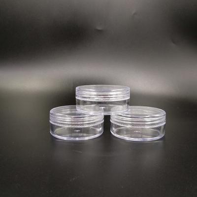 China Personalized 30ml Smooth Plastic Cosmetic Jar with Custom Logo for sale