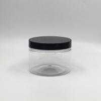 China Customizable Clear Plastic Jar Containers With Aluminum Lids For 2-8oz Capacity for sale