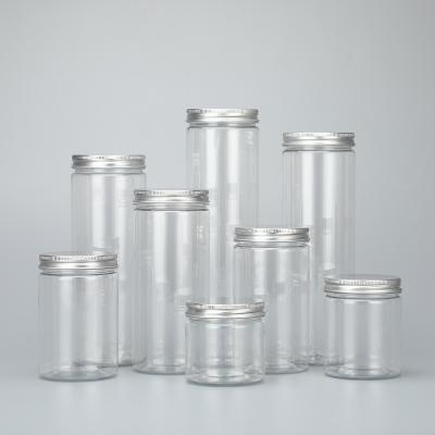 China Cheap Wholesale clear Transparent Plastic Bottle with Lid Jars Plastic Pot Shaped  Plastic Bottle for Scrub with Factory Supply for sale