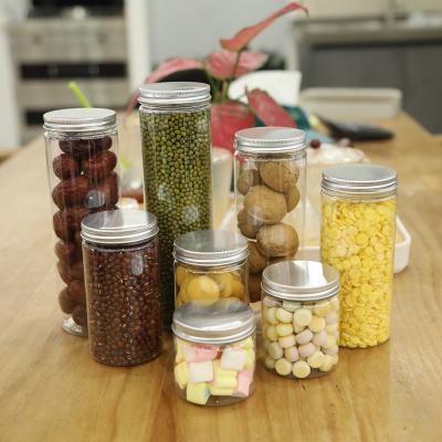 China Limited Time Promotion Plastic Jars With Lids For Food Plastic Spice Jars PET Plastic Jars With In Stock for sale