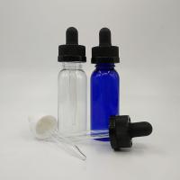 China 120ml Transparent Glass Liquid Dropper Bottles With Screw Cap for sale