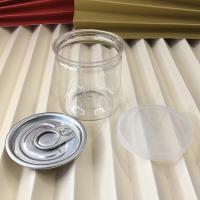 China 2oz-8oz Capacity Plastic Jars With Plastic Lid And Pressure Sensitive Sealing for sale