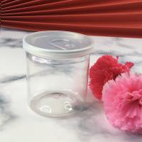 China Custom Logo Plastic Jar Containers 2oz 3oz 4oz 5oz 6oz 7oz 8oz Customized Capacity for sale