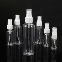 China Hard Plastic Body Mist Spray Bottle With Transparent PET Bottle for sale