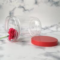China Multi Sized Clear Cosmetic Plastic Jar For Face Cream for sale