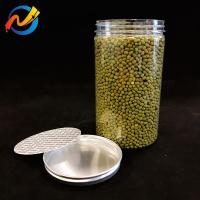 China Smooth Surface Plastic Cosmetic Jar Within Customized Printing And Pressure Sensitive Gasket for sale