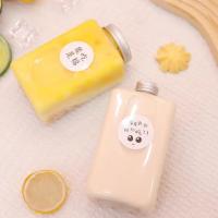 China Leak Proof Double Insulated Milk Tea Bottles 250ml With Handle for sale