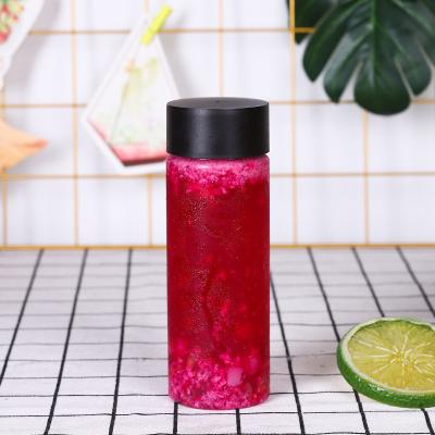 China Colorful Durable Plastic Milk Tea Bottles Leak Proof for sale