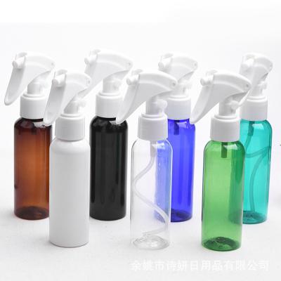 China Customizable Pink Clear Plastic Bottle / Pump Action PET Bottle For Cosmetic Dispensing for sale
