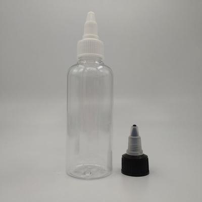 China Clear Plastic Threaded Lids For Screw Neck Finish And Bottle Packaging for sale