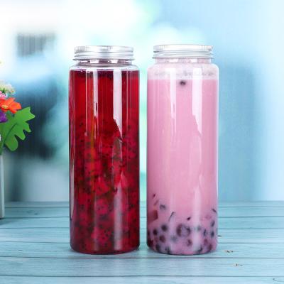 China Modern Transparent Plastic Water Bottle Square Round With Handle for sale