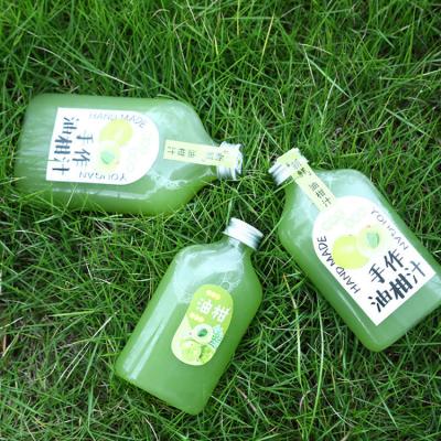 China Customized Milk Tea Bottles With Square Round Shape And Handle for sale