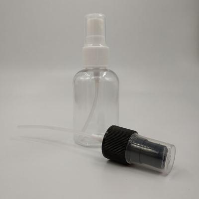 China Transparent PET Plastic Spray Bottle For Smooth Surfaces Capacity 10ml 15ml 30ml 50ml 60m 70ml 100ml 200ml 500ml for sale