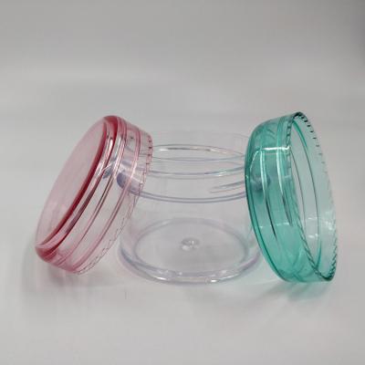 China Smooth Surface Cosmetic Plastic Jar in Capacity 10ml 15ml 30ml 60ml 80ml 100ml 120ml 150ml for Cosmetics Collection for sale