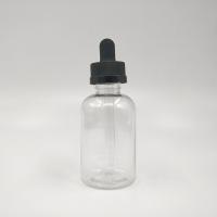 China Black Transparent Glass Dropper Bottles with Screw Cap for Liquid in Various Ml 10-120 for sale