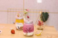 China 350ml Capacity Milk Tea Bottles Clear Stylish For Business for sale