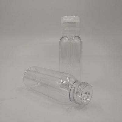 China Custom PET Bottle With Flip Cap Transparent And Manly Lotion Ready for sale