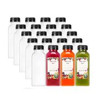 China Screw On Lid And Handle Milk Tea Bottles For Modern Tea Companies for sale