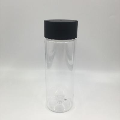 China Insulated Tea Cup Beverage Bottle with Insulation Screw-on Lid Reusable Plastic Bottle for sale