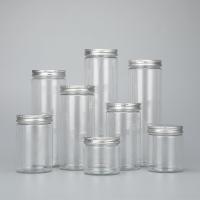 China Customization Logo Plastic Jar Containers And Aluminum Lid For Durable Containers for sale