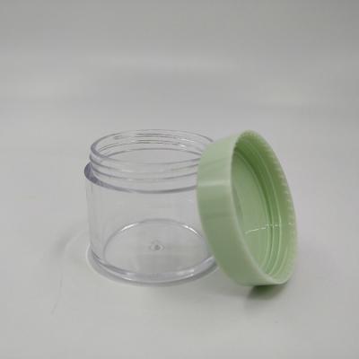 China Customized Printing Plastic Cosmetic Jar with Smooth Surface Practicality for sale