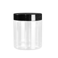China Multi Functional Plastic Cosmetic Jars Plastic Jars for Food Packaging Wide Mouth Screw Lid Plastic Jar with Own Brand for sale