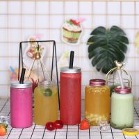 China Medium Milk Tea Bottles with Handle and Water Included Durable Plastic for sale