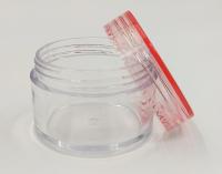 China Customized Plastic Beauty Jar Designed with Pressure Sensitive Gasket Sealing Ensuring Safe and Leak Proof Cosmetic Packaging for sale