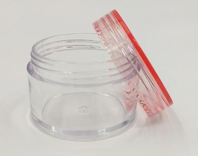 China Customized Plastic Beauty Jar Designed with Pressure Sensitive Gasket Sealing Ensuring Safe and Leak Proof Cosmetic Packaging for sale