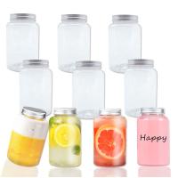 China Modern Milk Tea Bottles 0.5kg Capacity Screw-on Lid for Personalized Packaging for sale