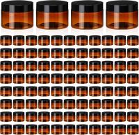China Competitive Amber Plastic Wide Jar with Lid Pet Cosmetic Jar Rounded Bottom Cosmetic Pet Bottle with High Quality for sale
