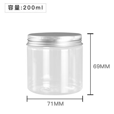 China Plastic Jar Containers Capacity 2oz 3oz 4oz 5oz 6oz 7oz 8oz Plastic Lid for Secure and Fresh Storage for sale