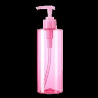 China Pink PET Pump Bottle Featuring Pump Cap Suitable for Dispensing Beauty Products Skincare Solutions and Personal Care Items for sale