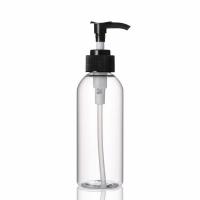 China Dispensing Clear plastic PET bottle featuring Pump cap suitable for packaging liquid soaps lotions and cosmetic products for sale