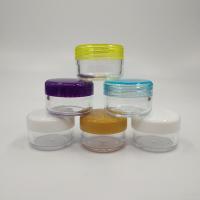 China Transparent Plastic Cosmetic Jar Durable Leak Proof Container Ideal for Creams Lotions and Skincare Products Packaging for sale