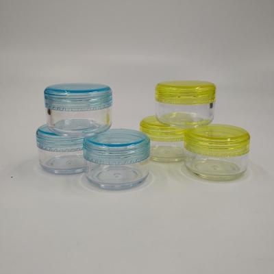 China Smooth Surface Customized Plastic Beauty Jar Ideal Cosmetic Packaging for Skincare Creams Durable and Lightweight Design for sale