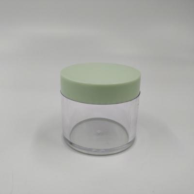 China Cosmetic Plastic Beauty Jar Suitable for Creams Lotions and Skincare Products Providing Lightweight Durable Packaging for sale