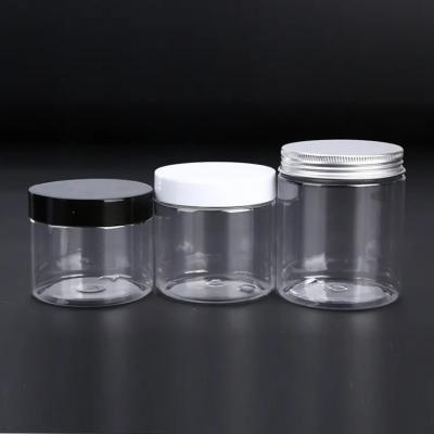 China Safe Grade Plastic Storage Bottles Transparent Plastic Bottles with Cap Cream Plastic Bottle Customized Color and logo for sale