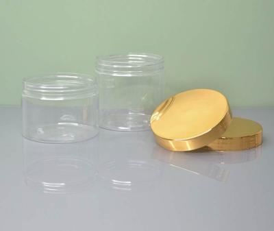 China Customization Plastic Jar Containers Featuring Aluminum Lid in Capacities 2oz 3oz 4oz 5oz 6oz 7oz 8oz Suitable for Various Packaging Needs for sale