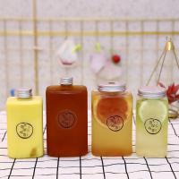 China Can Be Customized Milk Tea Bottles Capacity 120ml 250ml 350ml 500ml 1000ml in Square and Round Shapes Ideal for Beverage Packaging for sale